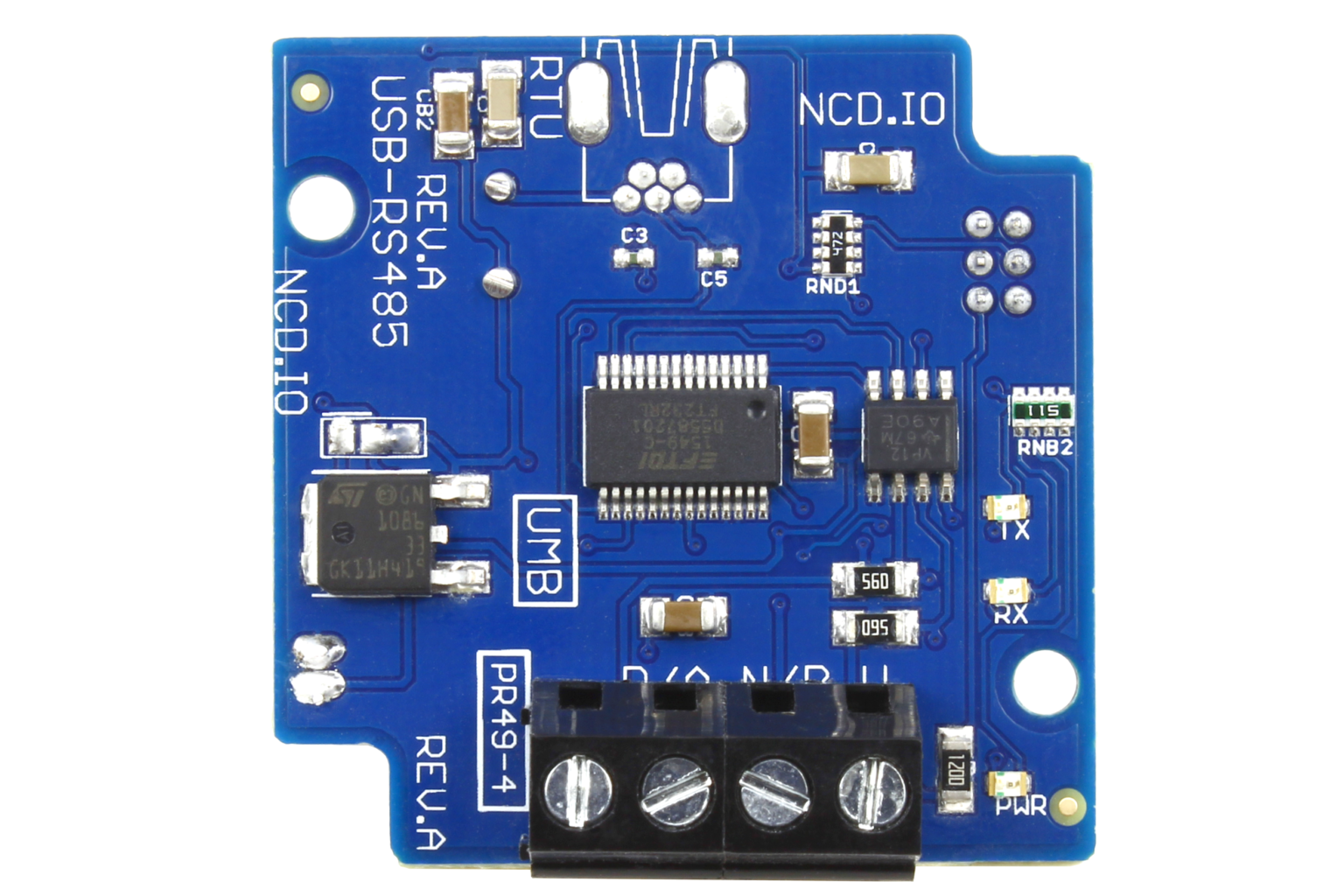 RS-485 Serial Communications Converter with USB Interface FT232RL ...