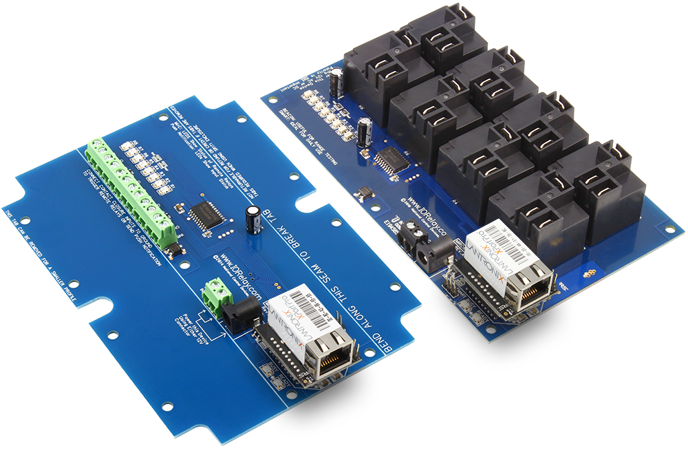 Ethernet Internet Contact Closure Remote High-Power Relay Controller 8 ...