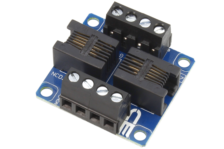RS-485 Junction Interface Dual RJ11 Dual Screw Terminal - NCD Store