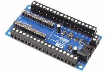 Particle Electron I2C Shield with Screw Terminals and 2 Amp Power ...