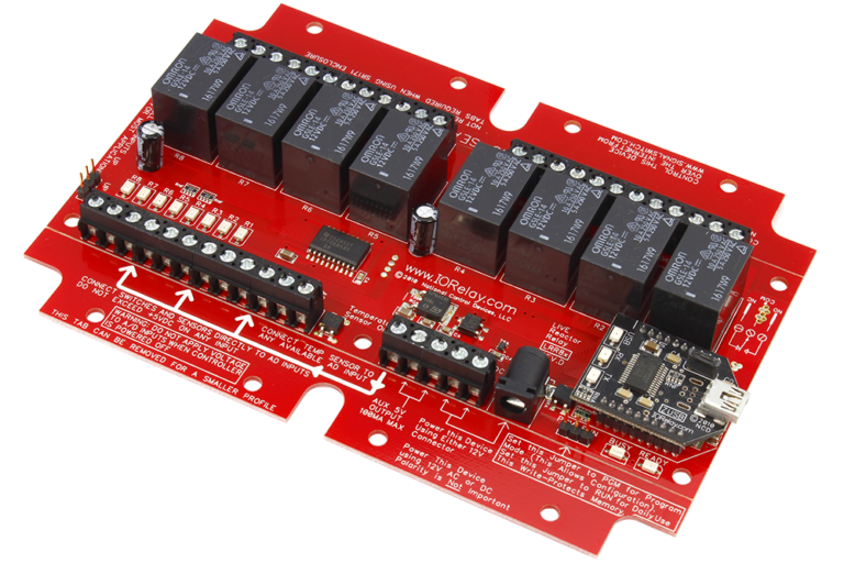 Reactor Sensor Controlled 8-Channel SPDT Relay Board + 8-Channel 8-Bit ...