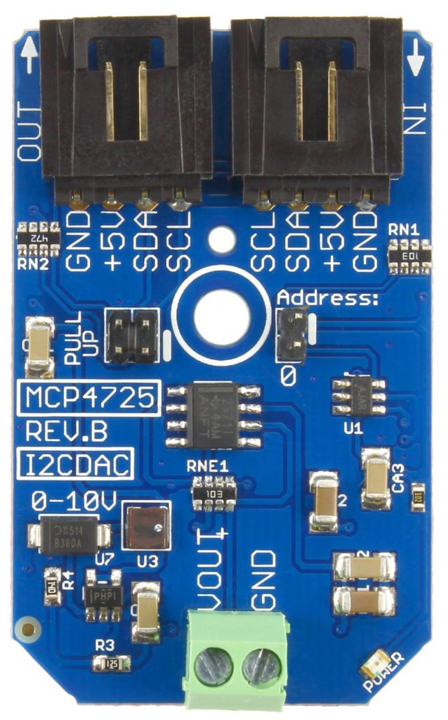 One Channel 0-10V DAC I2C Digital To Analog Converter - NCD Store