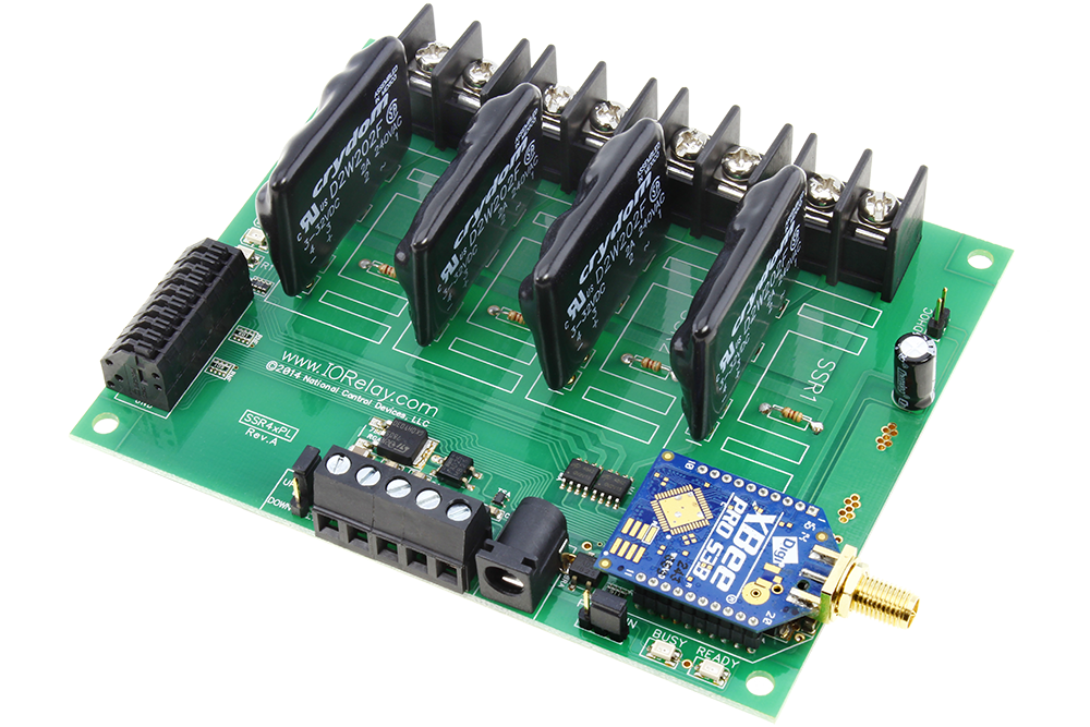 Wireless Solid State Relay Board for PC Mac Linux 2 Mile Long Range