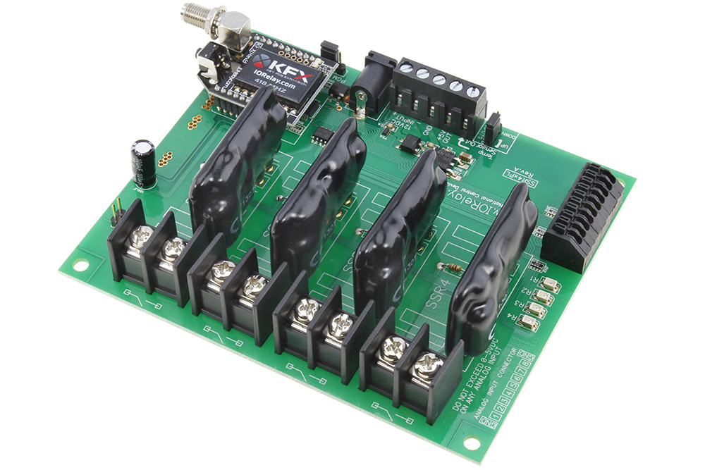 Key Fob Remote Controlled Switch 4-Channel Solid-State Long Range ...