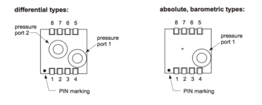 AMS5812-0150-A Amplified Absolute Pressure Sensor 0 to 1034 mbar 0 to ...
