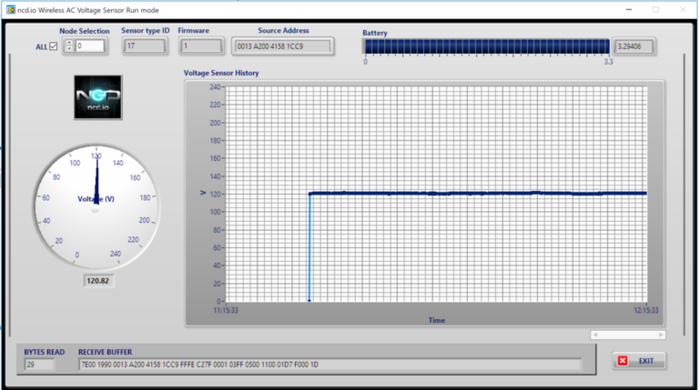 Wireless AC Voltage Monitor Sensor | AC Voltage Measurement Sensor