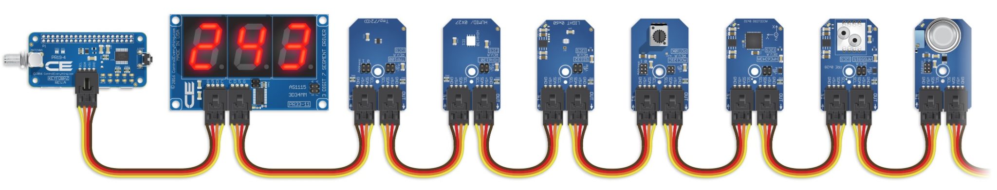 Key Fob Receiver and I2C Expansion Port for Raspberry Pi Zero - NCD Store