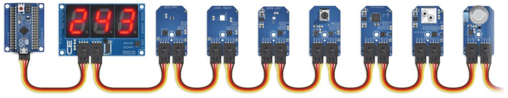 I2C Shield for Arduino Micro with I2C Expansion Port - NCD Store