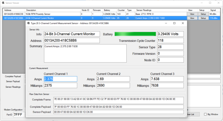 3 Channel AC Current Sensor | Motor Current Monitor