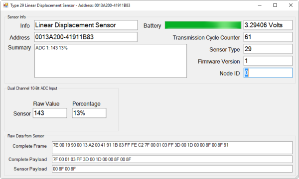 Industrial IoT Wireless Linear Displacement Sensor