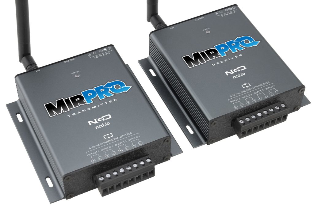 Wireless 4-20mA Transmitter Receiver MirPro Pair 4 Channel