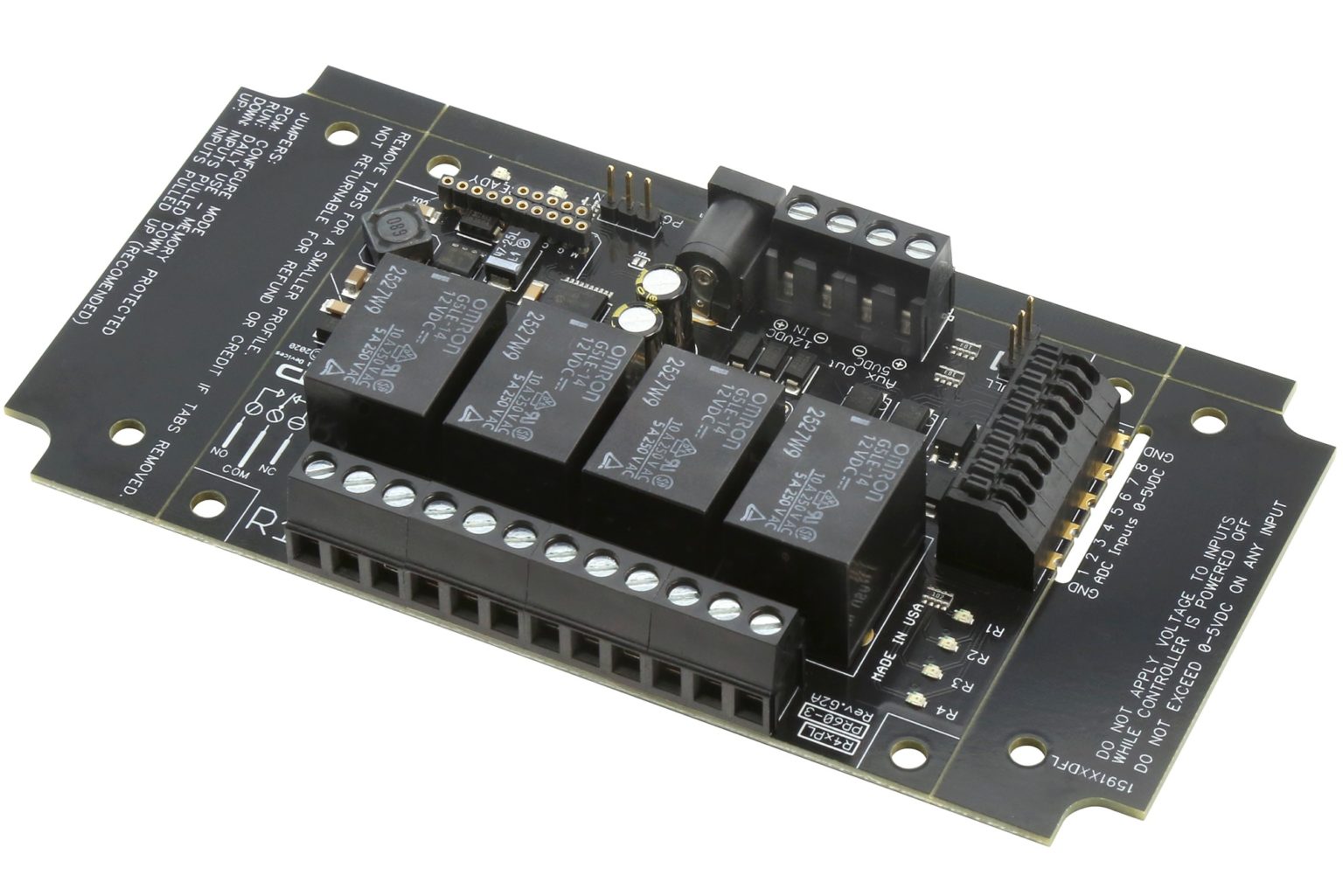 Relay Controller 4-Channel General Purpose SPDT + 8 Channel ADC ProXR ...