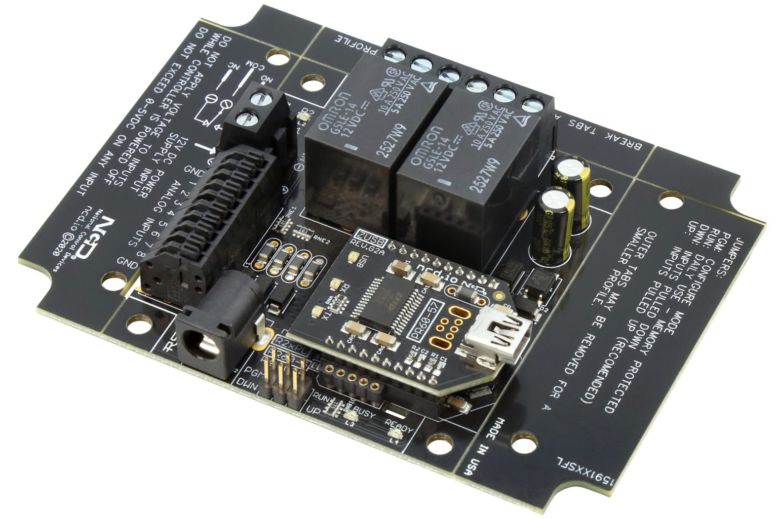 Relay Controller 2-Channel General Purpose SPDT + 8 Channel ADC ProXR ...