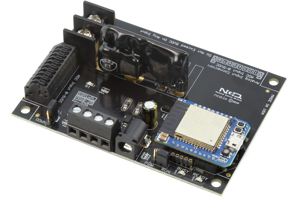 WiFi Relay Board for PC Linux Mac with 8-Channel Analog Inputs
