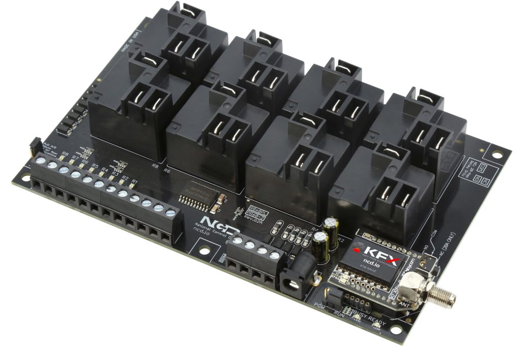 High-Power Relay Controller 8-Channel + 8 Channel ADC ProXR Lite - NCD Store