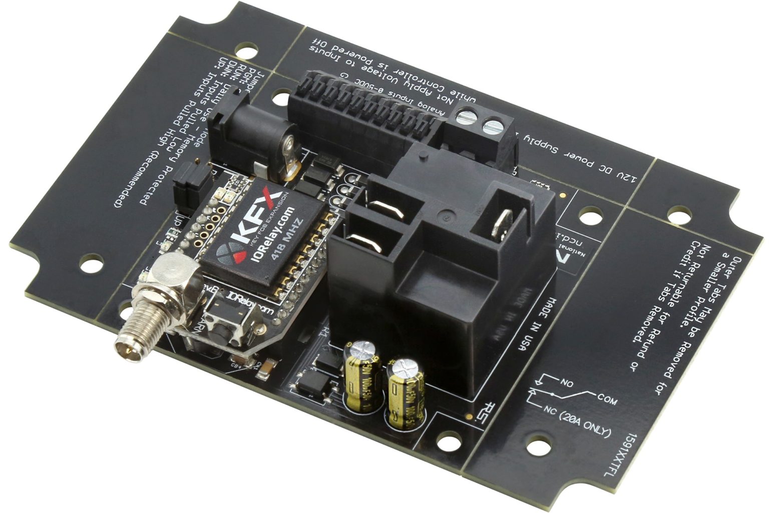 Key Fob Remote Controlled Switch 1-Channel High-Current Long Range ...