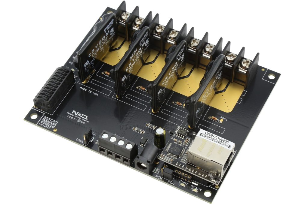Ethernet Relay Board for PC Linux Mac with 8-Channel Analog Inputs