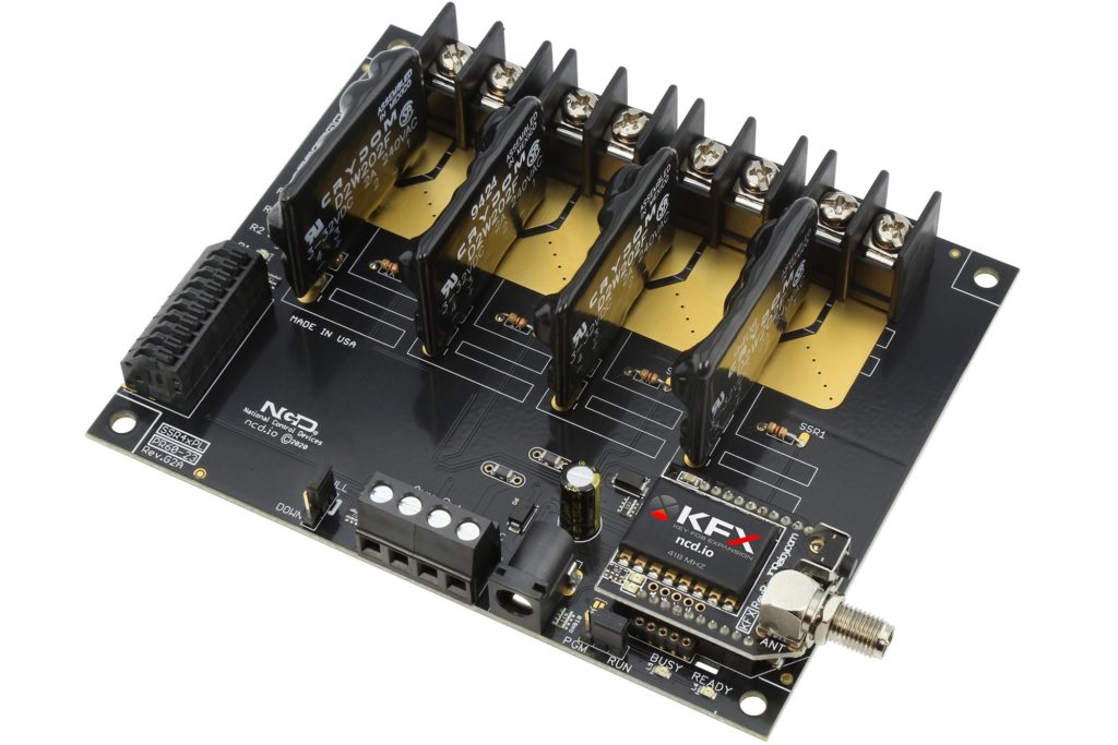 Key Fob Remote Controlled Switch 4-Channel Solid-State Long Range ...