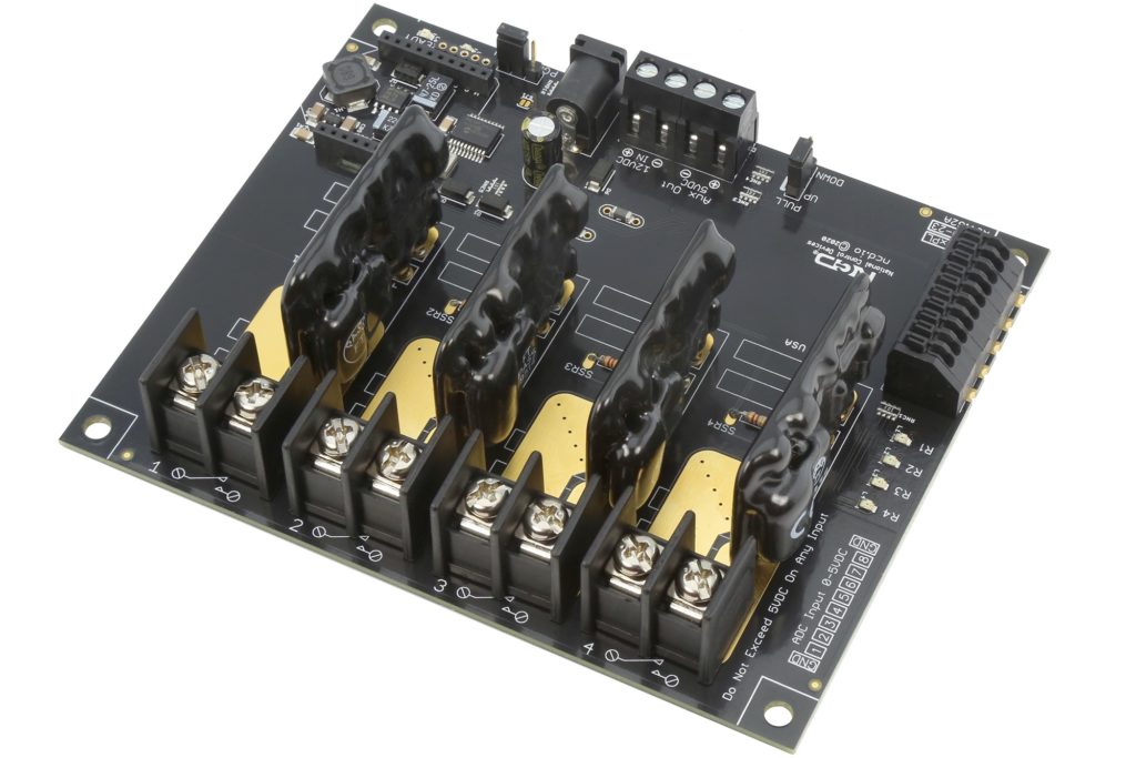 Solid State Relay Controller 4-Channel + 8 Channel ADC ProXR Lite - NCD Store