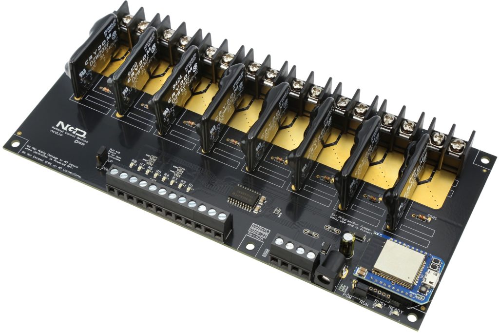 WiFi Relay Board for PC Linux Mac with 8-Channel Analog Inputs
