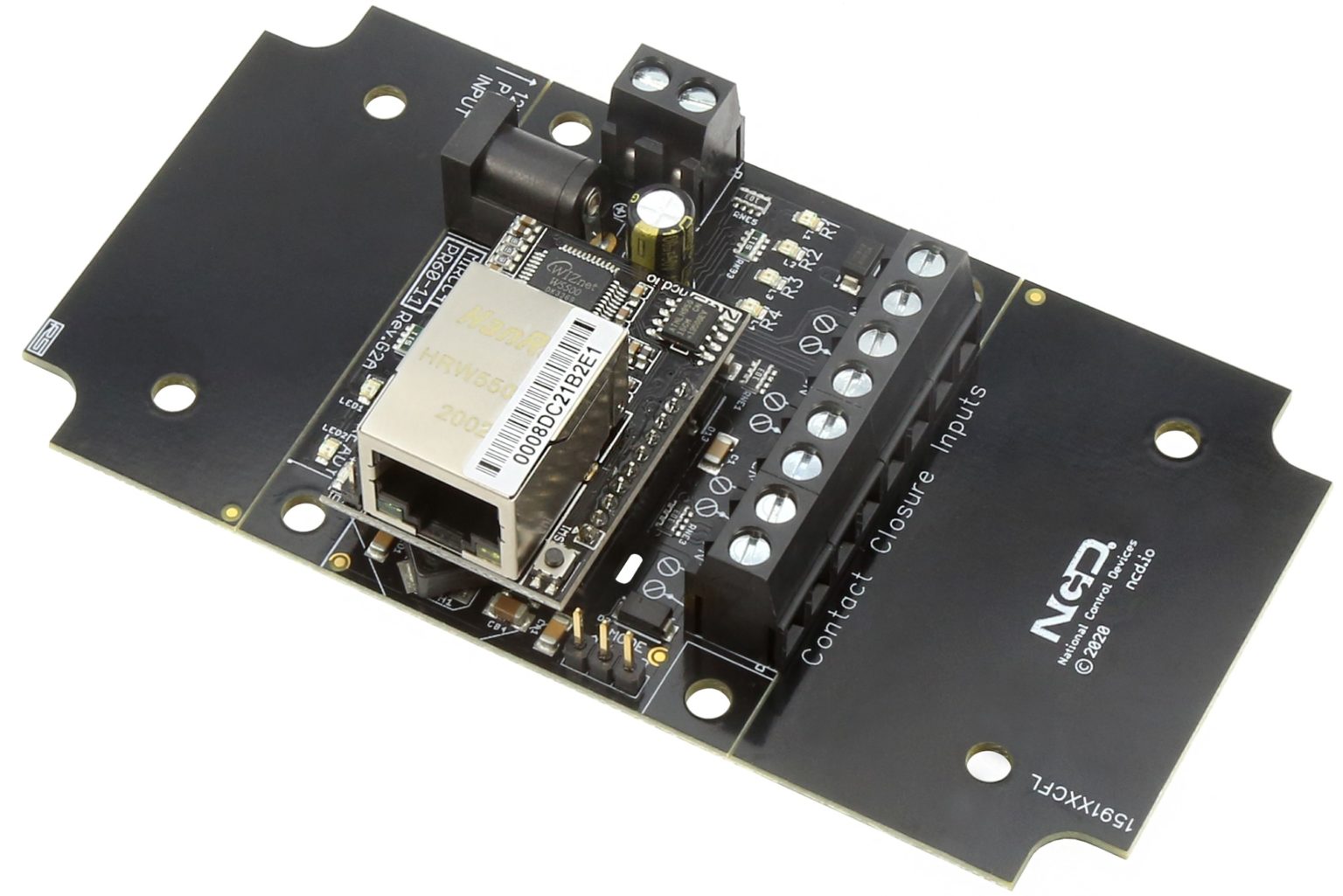 4-Channel Push Notification Contact Closure Input over Ethernet - NCD Store