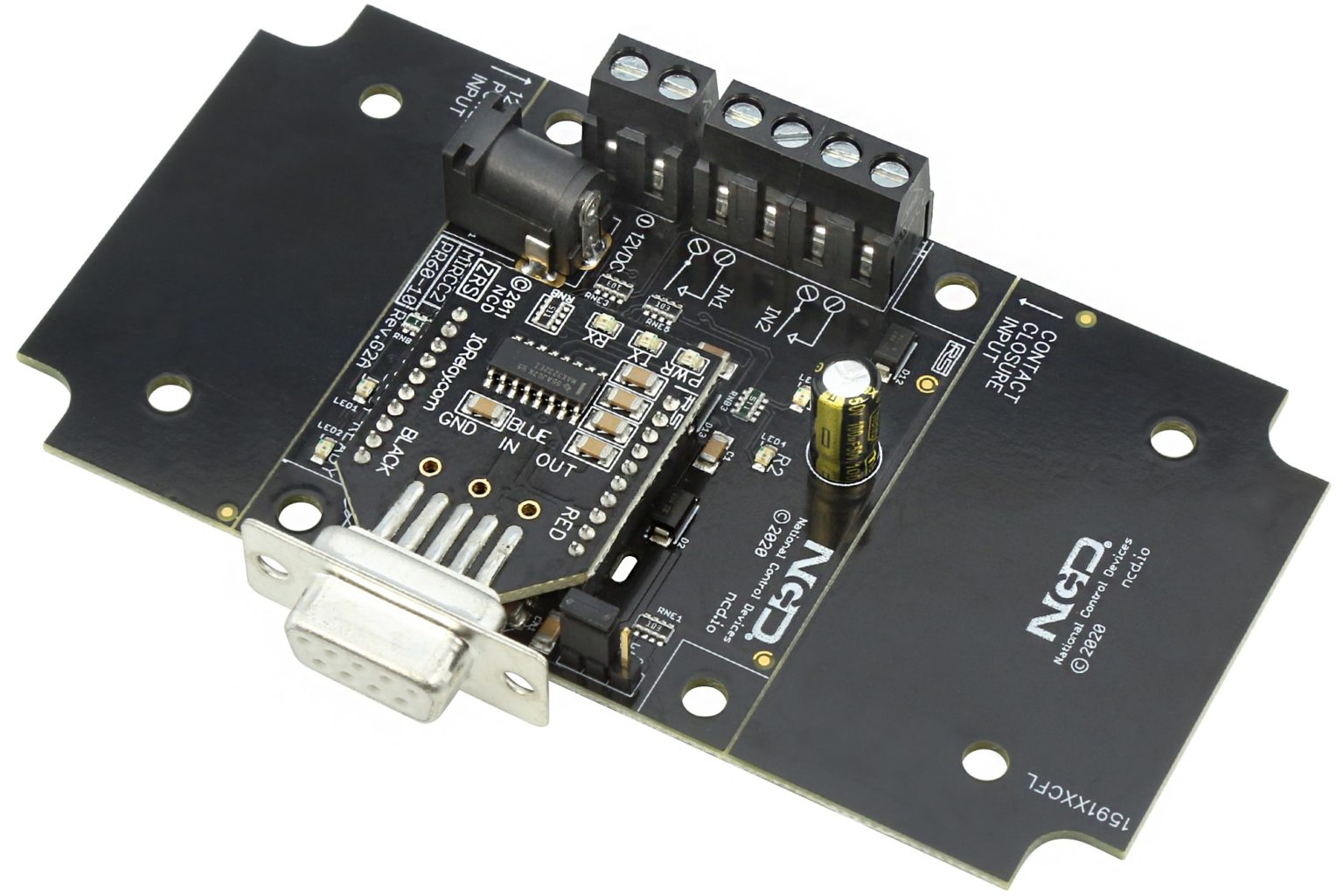 2-Channel Push Notification Contact Closure Input over Serial - NCD Store