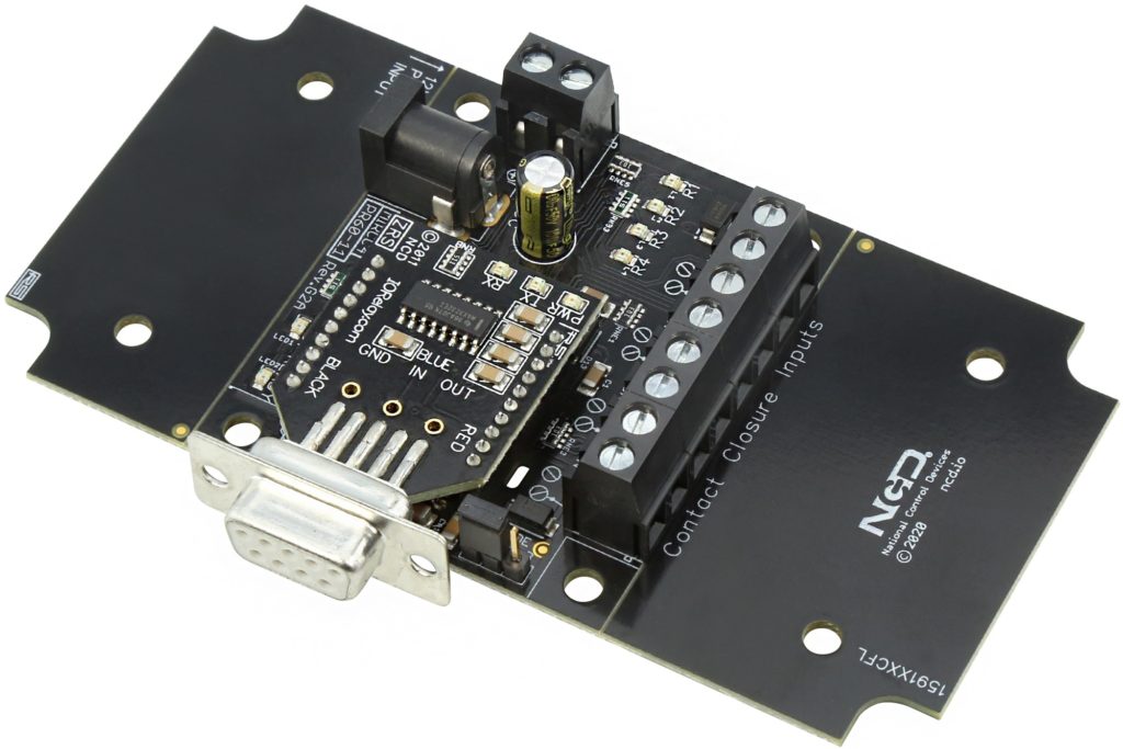 4-Channel Push Notification Contact Closure Input over Serial - NCD Store