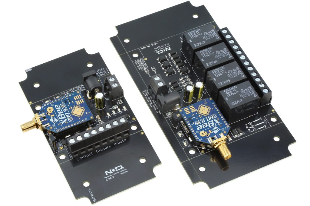 Wireless Contact Closure Remote SPDT Relay Controller 4-Channel 1-Way ...