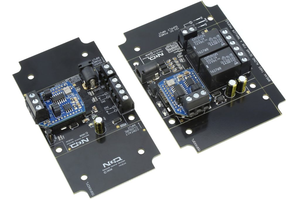 Direct Wired Contact Closure Remote SPDT Relay Controller 2-Channel 1 ...