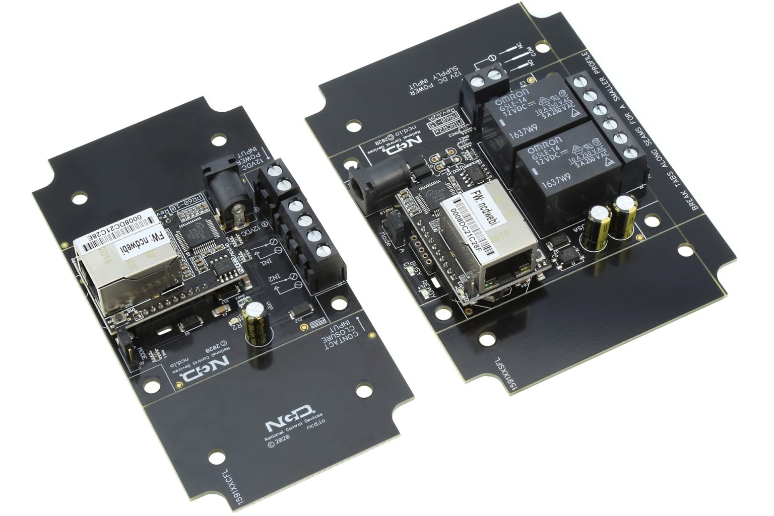 Ethernet Network Contact Closure Remote SPDT Relay Controller 2-Channel ...