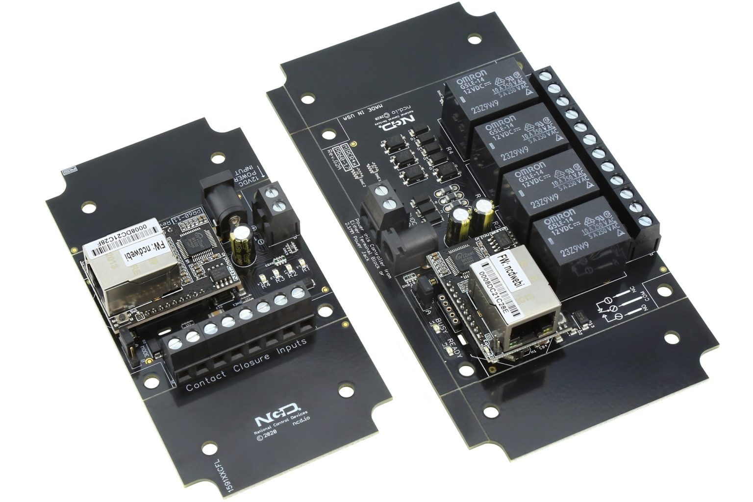 Ethernet Network Contact Closure Remote SPDT Relay Controller 4-Channel ...