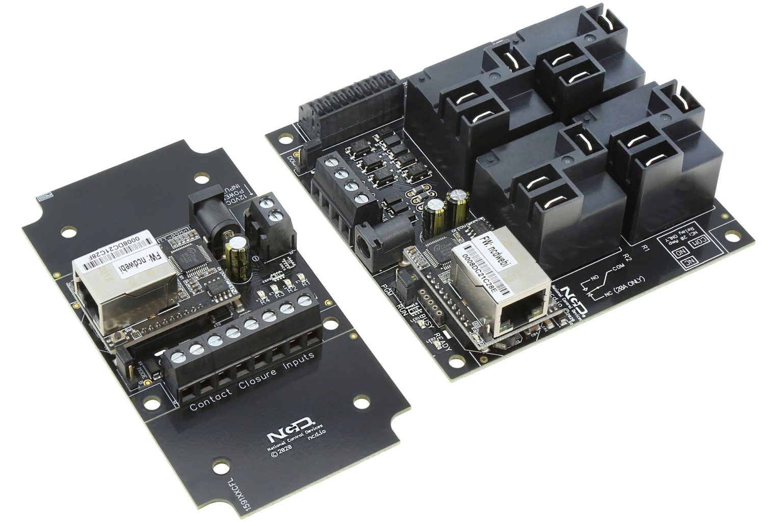 Ethernet Network Contact Closure Remote High-Power Relay Controller 4 ...