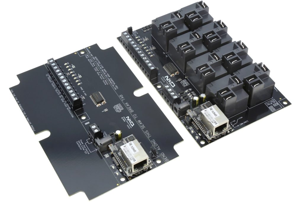 Ethernet Network Contact Closure Remote High-Power Relay Controller 8 ...