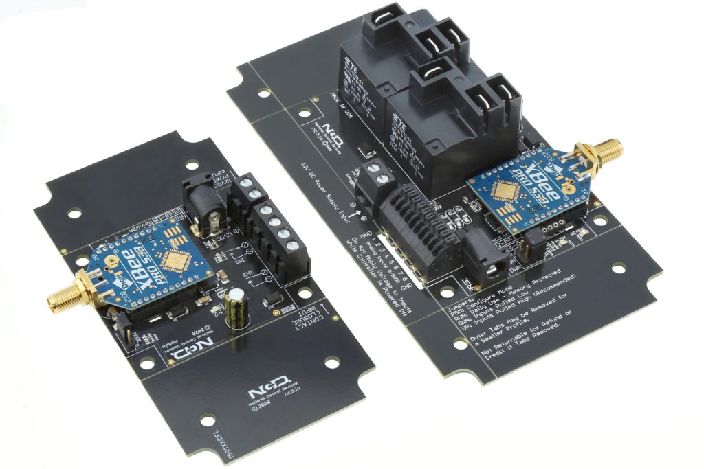 Wireless Contact Closure Remote High-Power Relay Controller 2-Channel 1 ...