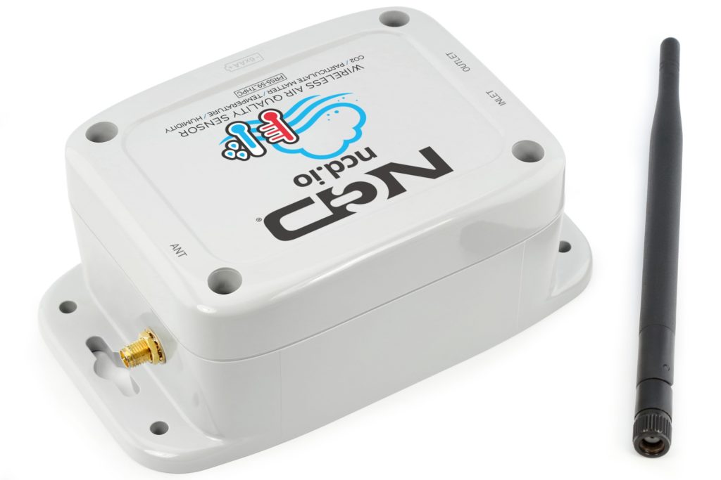 Industrial Wireless Air Quality CO2 Temp Humidity Particulate Matter Sensor