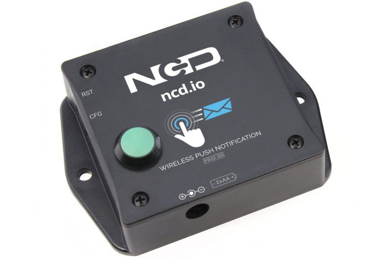 Wireless Security Push Button | Button Press Detector & Notification Sensor