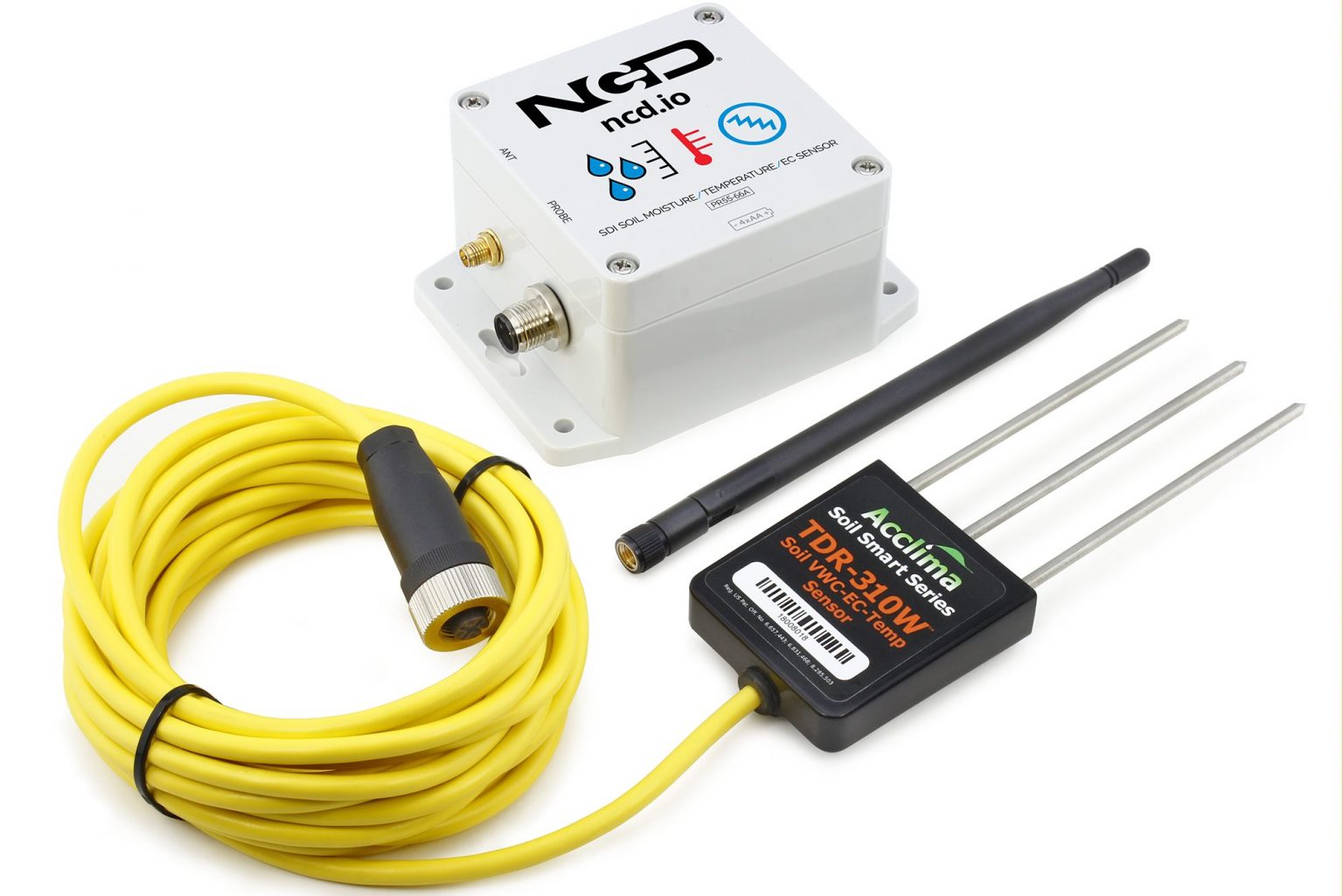 Wireless IoT SDI Soil Moisture Temperature EC Transmitter Sensor