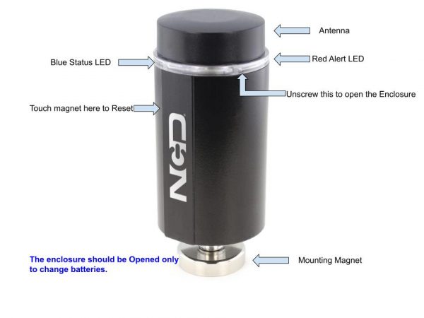 3-Axis Vibration Sensor - Wireless Vibration Sensor