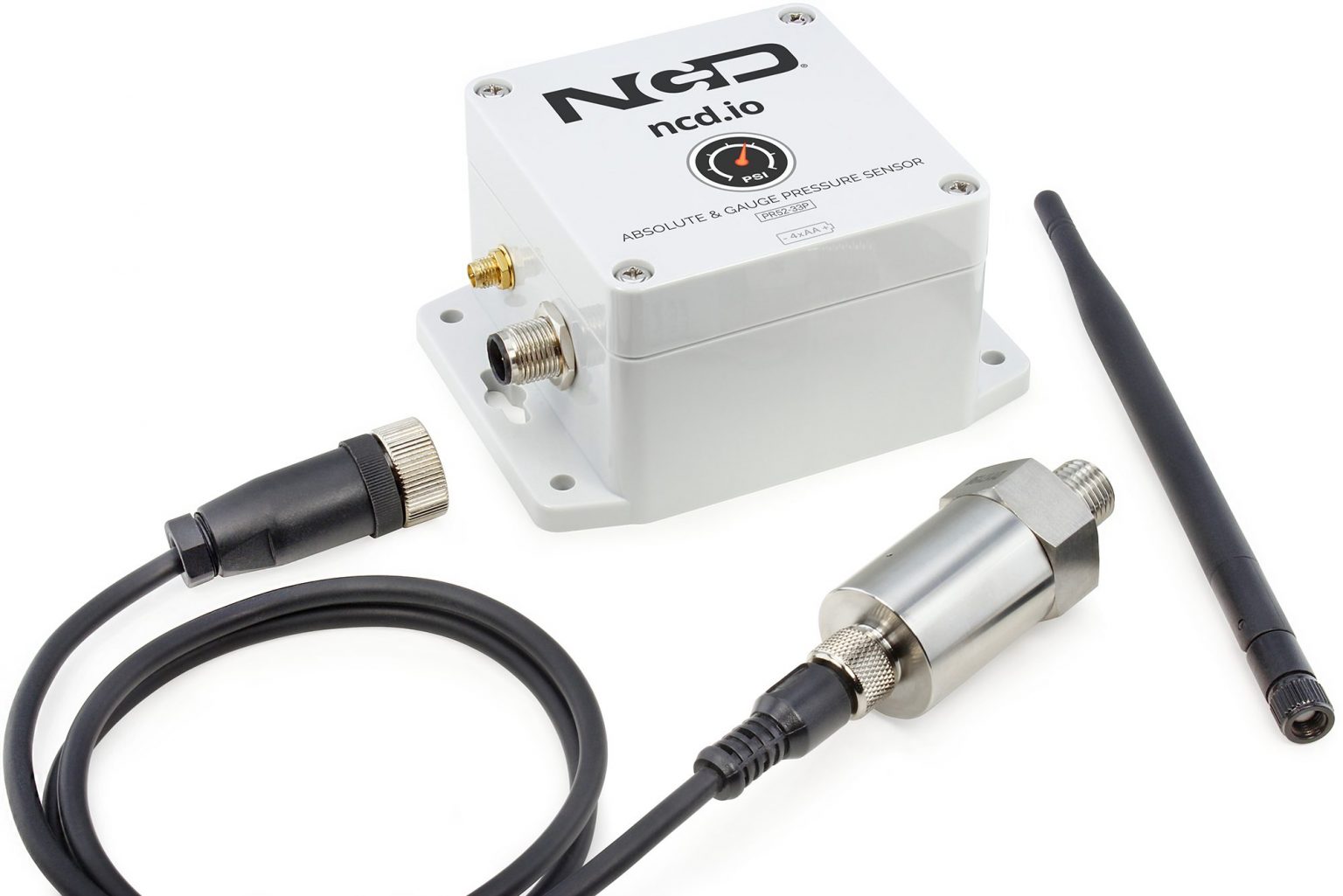 Industrial Wireless IoT Absolute & Gauges Pressure Sensor With 1/4 NPT