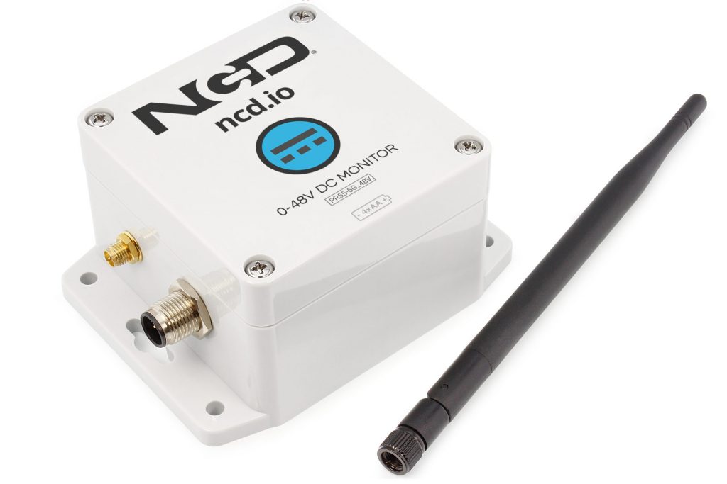 IoT Long Range Wireless Voltage Monitor | 0-48VDC Power Voltage Monitor