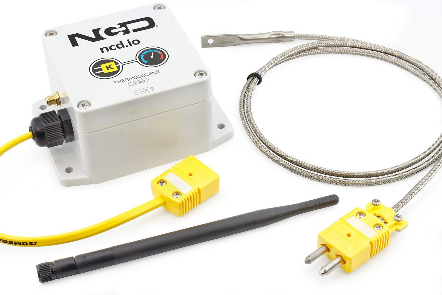 Industrial Wireless Thermocouple High Temperature Sensor Monitoring System