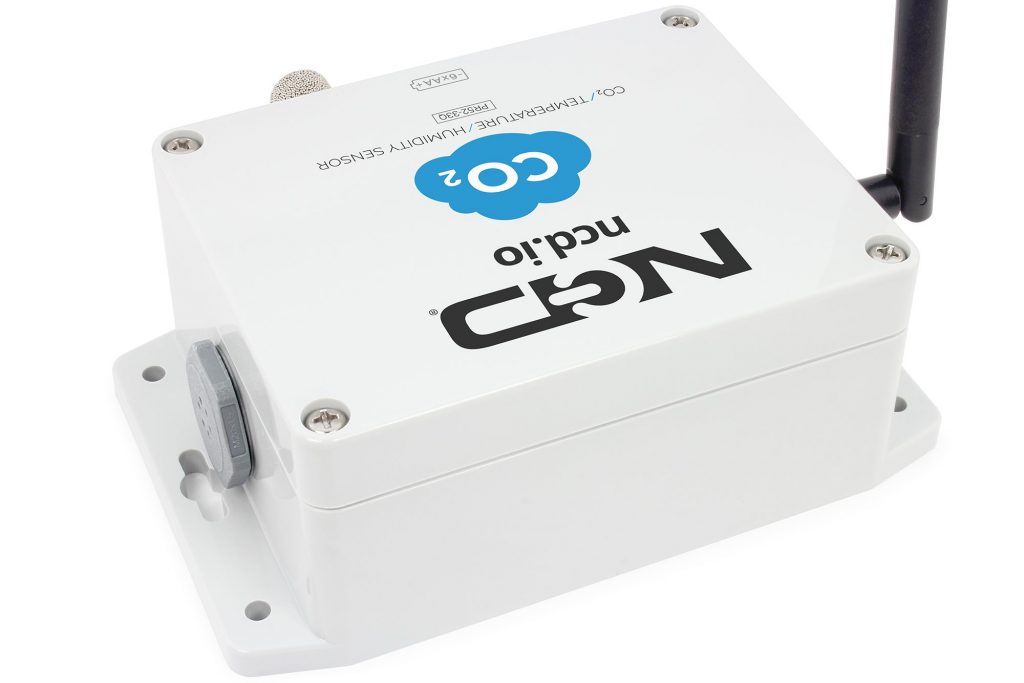 Wireless CO2 Temperature Humidity Sensor | Industrial IoT CO2 Monitoring