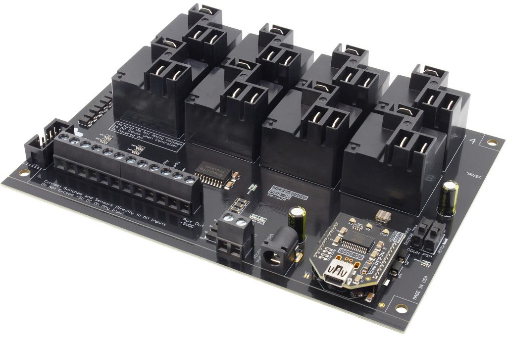 Wireless 8 Channel Ethernet Relay Controller Supports USB, WiFi, RS-232