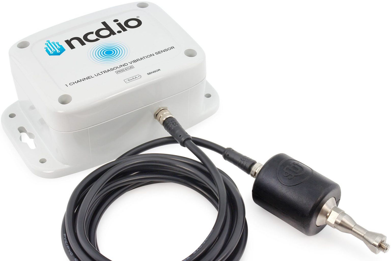 Gearbox Vibration Temperature Condition Monitoring with Ultrasound Sensor