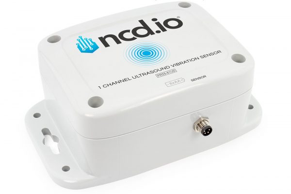 Gearbox Vibration Temperature Condition Monitoring with Ultrasound Sensor