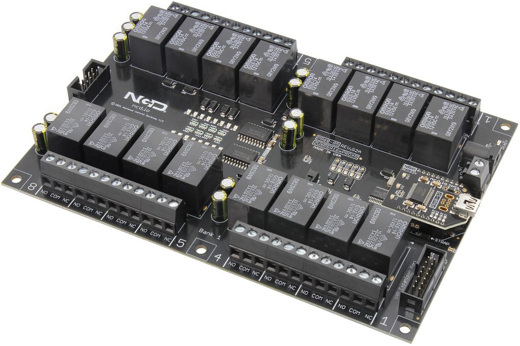 Industrial Relay Controller 16-Channel SPDT + UXP Expansion Port - NCD Store