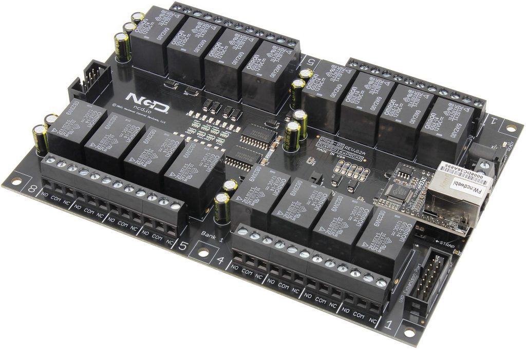 Industrial Relay Controller 16-Channel SPDT + UXP Expansion Port - NCD Store