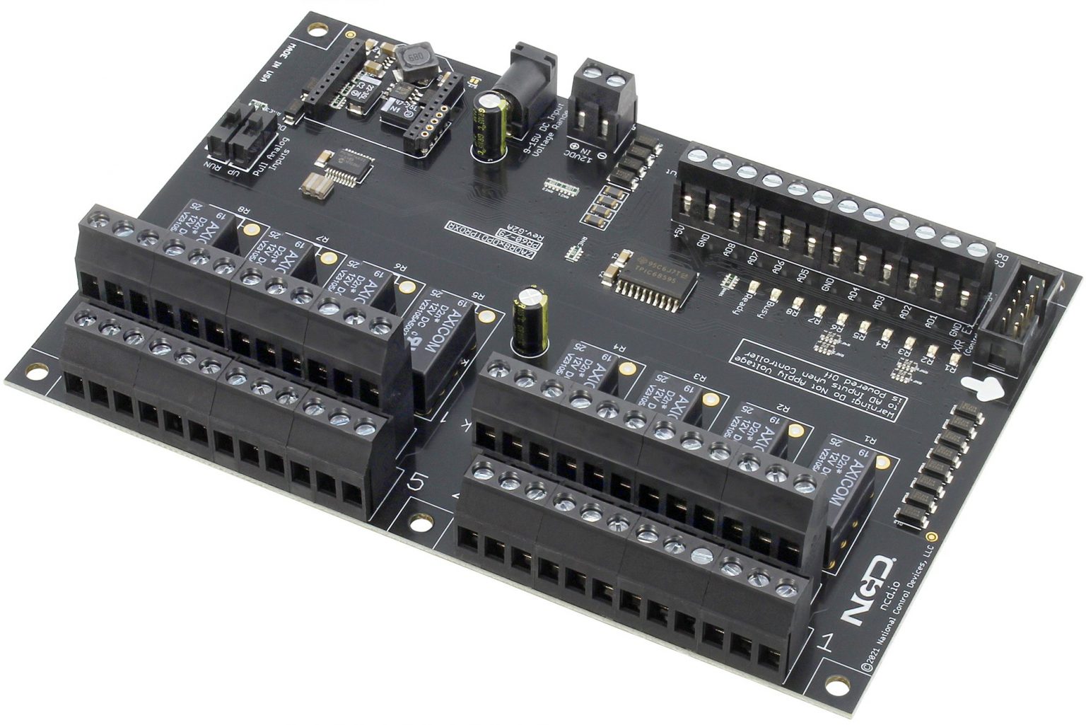 8 Channel Ethernet Relay Controller 8 Channel ADC DPDT Relay Module