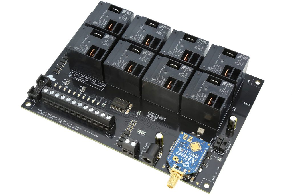 Wireless 8 Channel Ethernet Relay Controller Supports USB, WiFi, RS-232