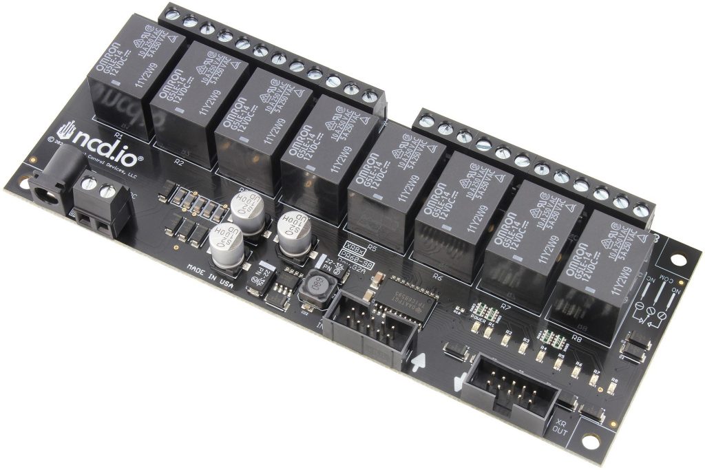 XR Expansion SPDT 8-Relay Controller with General Purpose Relays - NCD ...